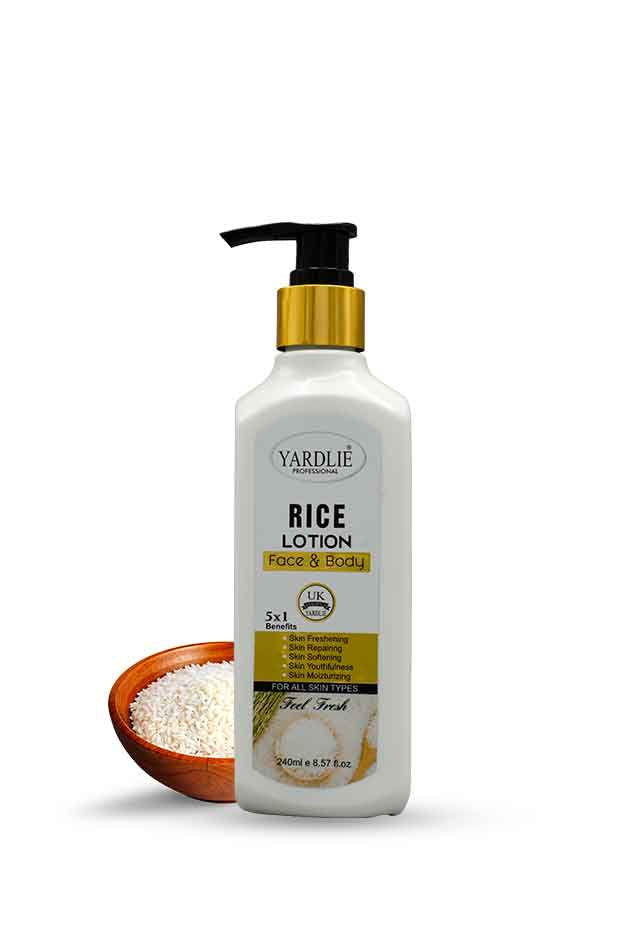 Yardlie Rice Lotion for Face & Body | Skin Brightening & Moisturizing ...
