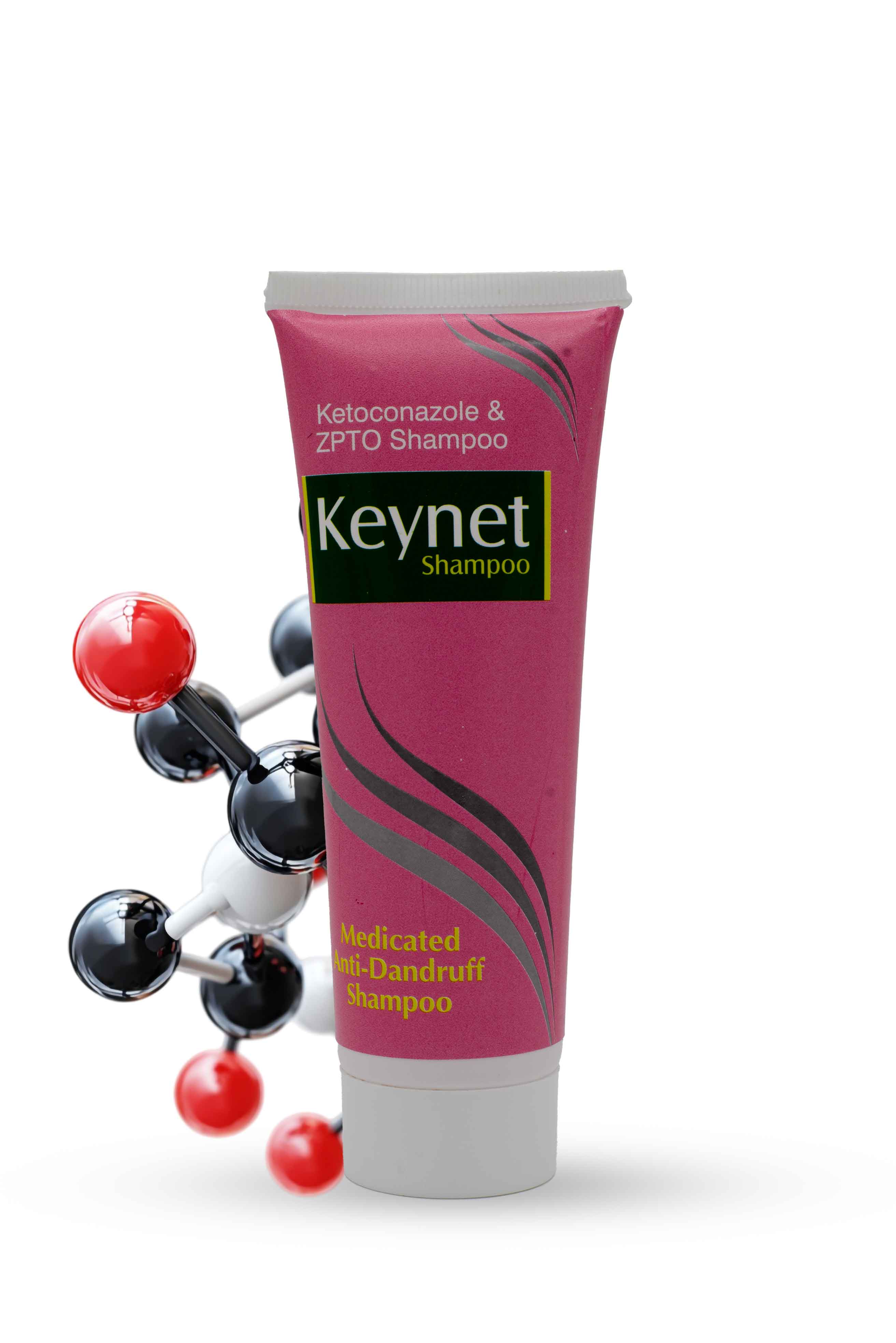 Keynet Medicated Anti-Dandruff Shampoo | Ketoconazole & ZPTO | 100ML ...