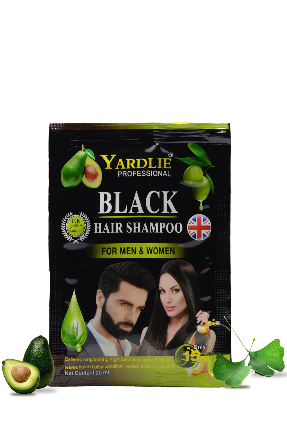 Hair Color Shampoo | Sachet | Yardlie | 20ML